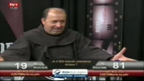 VIDEO Fra Iko Skoko gostovao u emisiji 'Dobar, loš, zao' | Vijesti ...